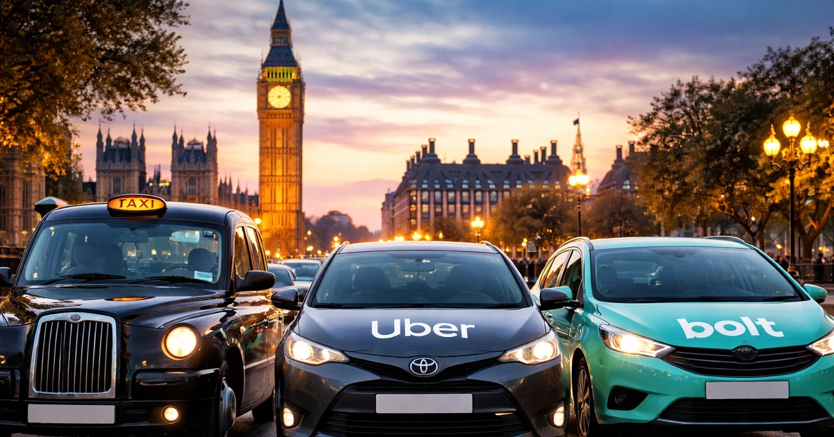 London Taxi Vs Uber Vs Bolt Cost Comparison: Cheapest In 2026