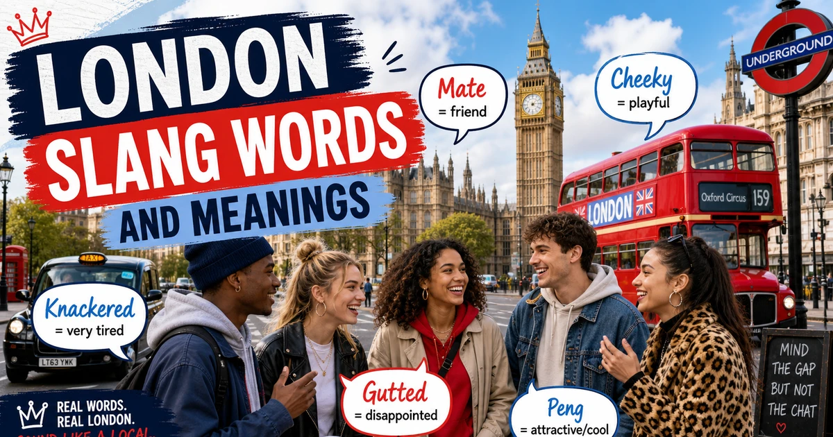 London Slang Words And Meanings: 90+ Terms Explained