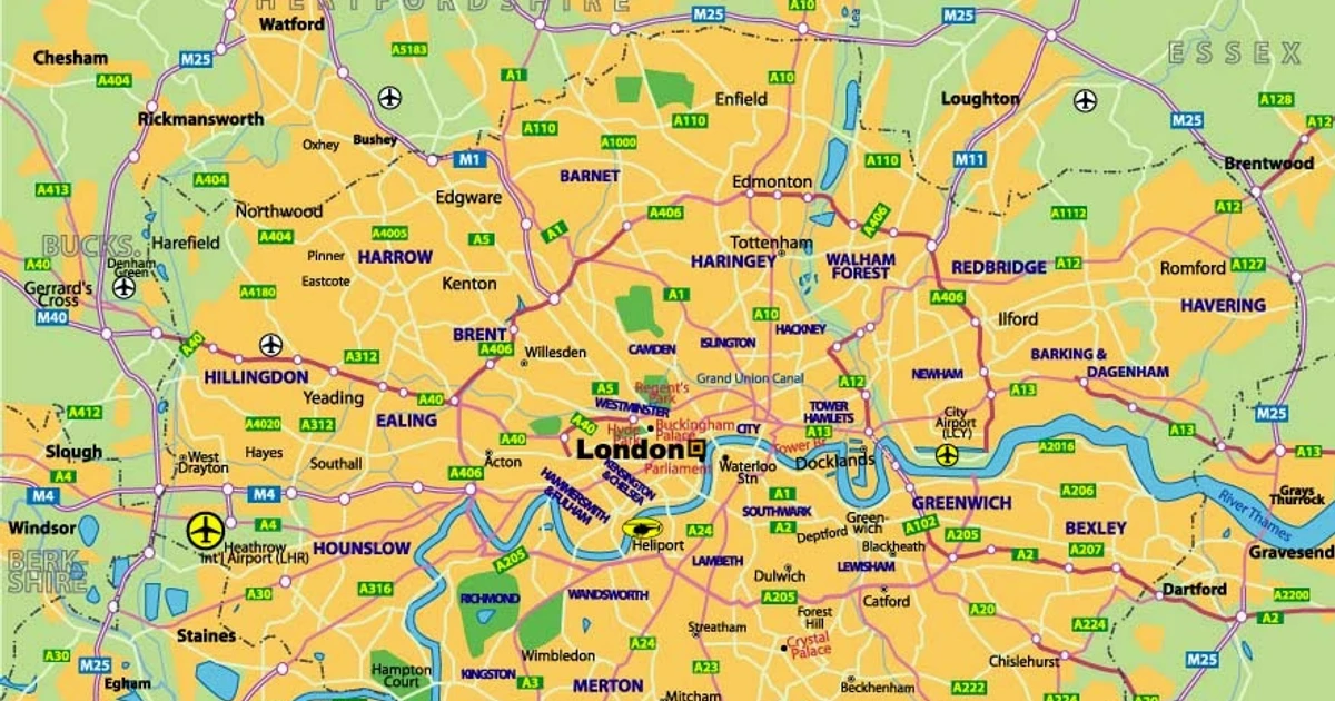 London Sightseeing Made Easy With This Map